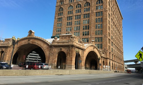 East Busway Downtown Pittsburgh
