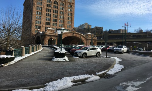 East Busway Downtown Pittsburgh